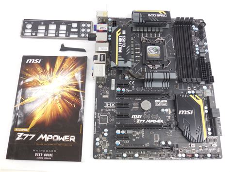 Материнская плата MB Socket 1155 MSI Z77 MPower