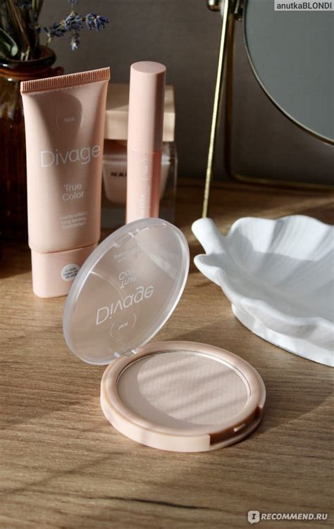 Пудра компактная DIVAGE True Color matte effect - «Тонкая, матовая ...