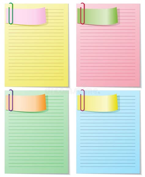 установите листы striped иллюстрация вектора. иллюстрации насчитывающей ...