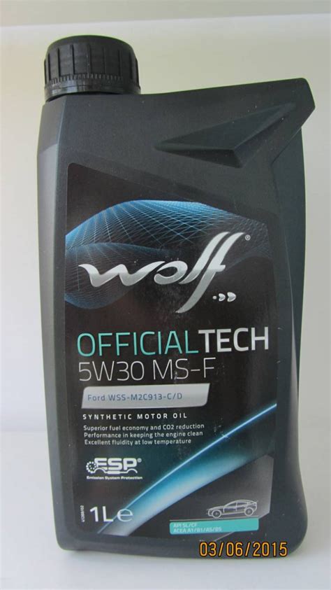 Wolf OfficialTech MS-F 5W-30 свежее - Лабораторные анализы - Свежие ...