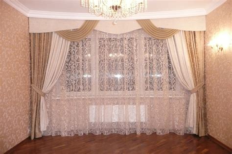 Модные шторы с бандо в интерьере зала или спальни - 75 фото лучших идей ...