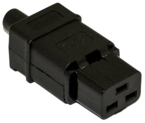 Hyperline Разъем Hyperline CON-IEC320C19 IEC 60320 C19, 220В, 16A, на ...