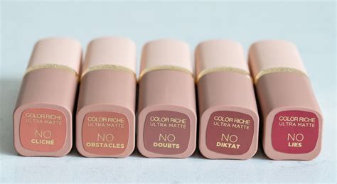 L'oreal Paris Color Riche Ultra Matte Lipstick Swatches : L'Oreal Paris ...