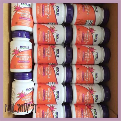 Jual VITAMIN D3 NOW 5000 IU ORI USA - HARGA MASIH NORMAL | Shopee Indonesia
