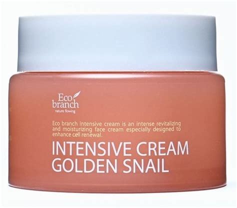 [ECO BRANCH] Крем для лица увлажняющий с муцином улитки Intensive Cream ...