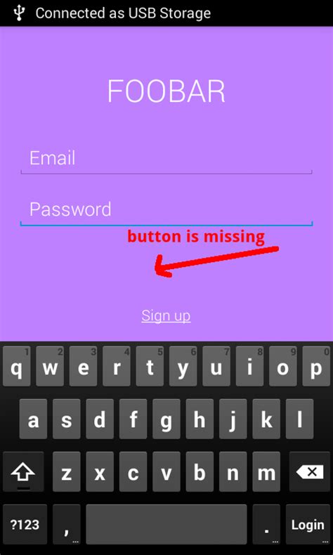 Android button not visible in scrollview - Stack Overflow