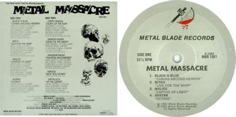 Metallica Metal Massacre US vinyl LP album (LP record) (424261)