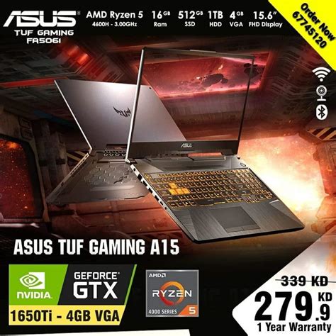 Asus TUF Gaming A15 Ryzen5 - Selling Spot Kuwait | By Royal Digital