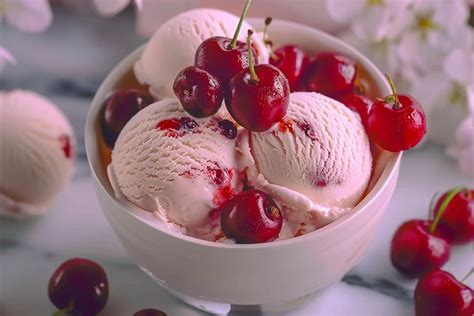 Homemade Cherry Vanilla Ice Cream - Mix Mirth