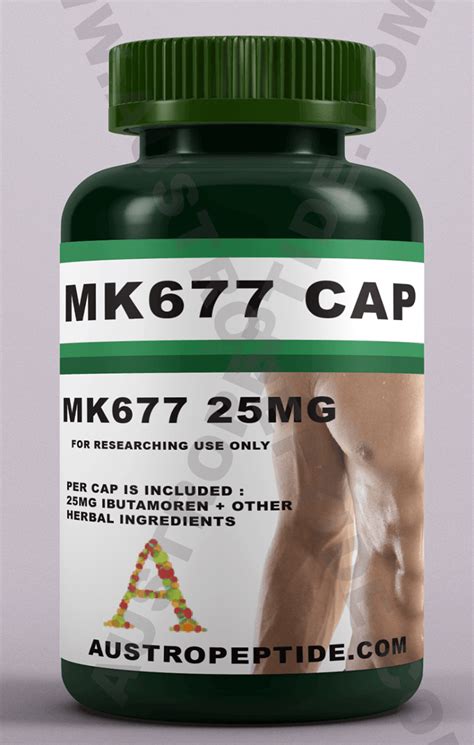 MK-677 Ibutamoren 25mg x 100 CAP |AUSTROPEPTIDE SARMS POWDER MK677 cap