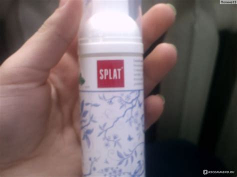 Очищающая пенка для зубов и десен Splat Максимум 2-в-1 - «покупаю ...