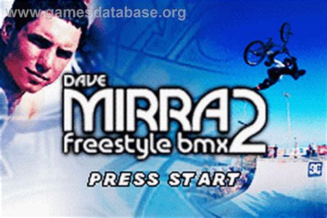 Dave Mirra Freestyle BMX 2 - Nintendo Game Boy Advance - Games Database