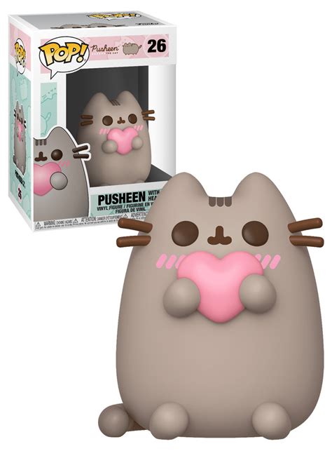 Funko POP! Pusheen #26 Pusheen (With Heart) - New, Mint Condition