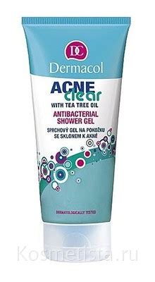 Гель для душа для проблемной кожи, склонной к акне Dermacol Acne Clear ...