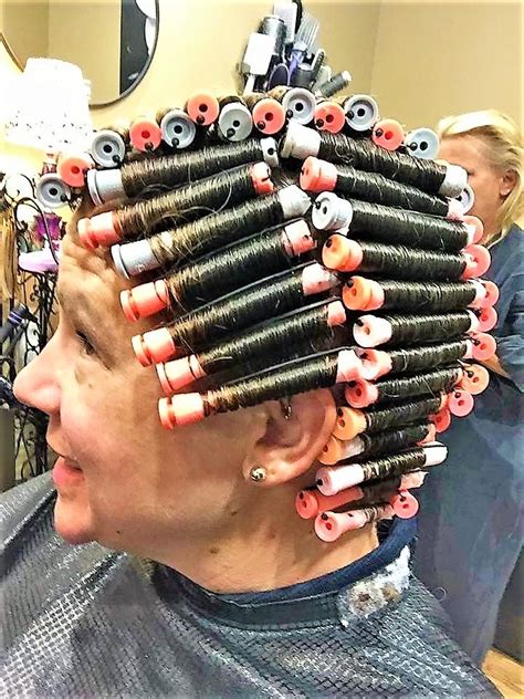 Pin by Bobbydan Emerson on Vintage Pics of Rollers 2 | Perm rods, How to curl short hair, Finger ...