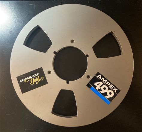 AMPEX 499 Grand Master Gold NAB 10.5" Metal 1/4 Tape Reel Empty | eBay