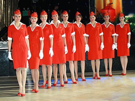 Униформа стюардесс: Aeroflot Russian Airlines. Россия. | Стюардесса ...