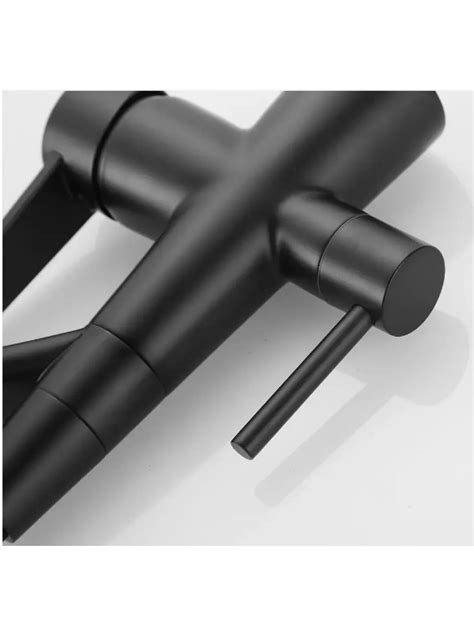 Wezer INX4A-08-BLACK Кухонный смеситель чёрный - Купить гибкий кран на ...