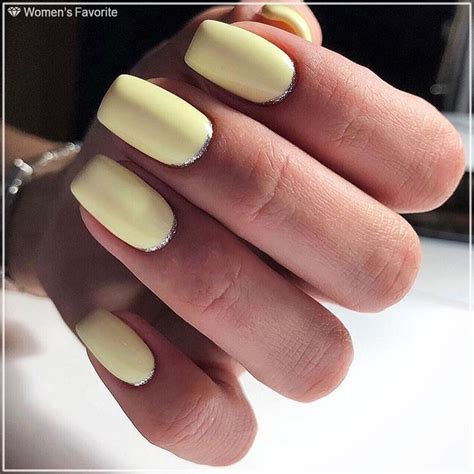 Нежный желтый оттенок для маникюра, остается в тренде. #Nails_WF #nails ...