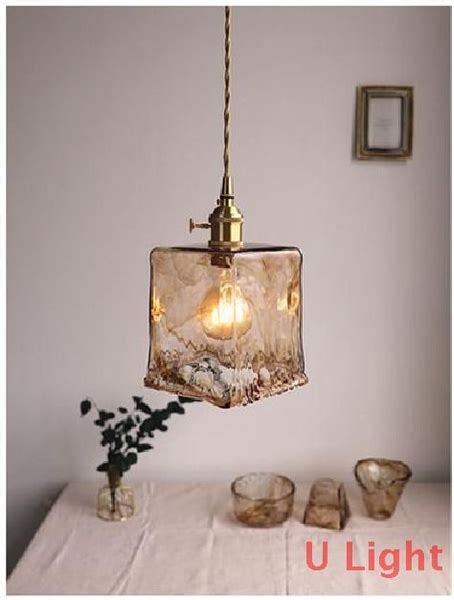 Люстра подвесная / Люстра со стеклянным абажуром / спальня U Light ...