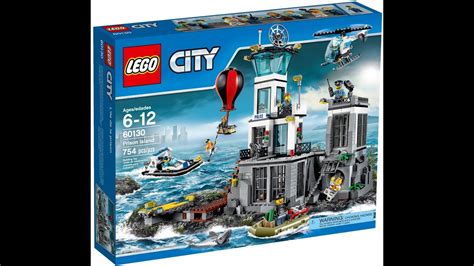 Обзор LEGO City 60130 тюрьма на острове - YouTube
