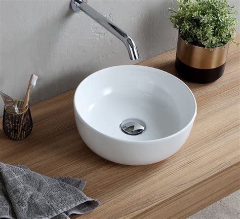 Small Round Ceramic Vessel Sink - Раковина,Керамические раковины ...
