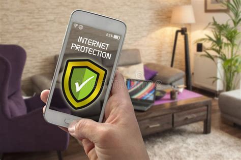 Internet Security and Anti Virus Protection Stock Photo - Image of ...