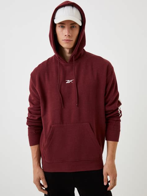 Худи мужское Reebok IL4568 XL Бордовое (4066764656798) – Брендовая ...