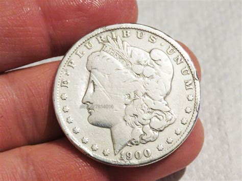 Рядък голям сребърен долар, морган долар, MORGAN DOLLAR, ONE DOLLAR ...