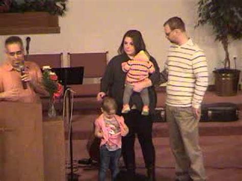 Baby dedication Peyton Foster 1 18 15 - YouTube