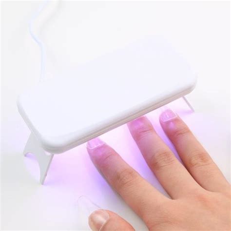 УФ-лампа для ногтей, портативная мини-USB, компактная, складная ...