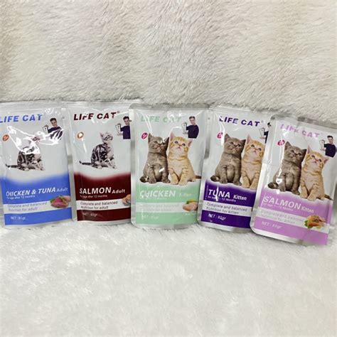 life cat lifecat sachet pouch 85gr | Shopee Indonesia