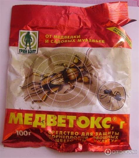 Отрава от медведки в огороде