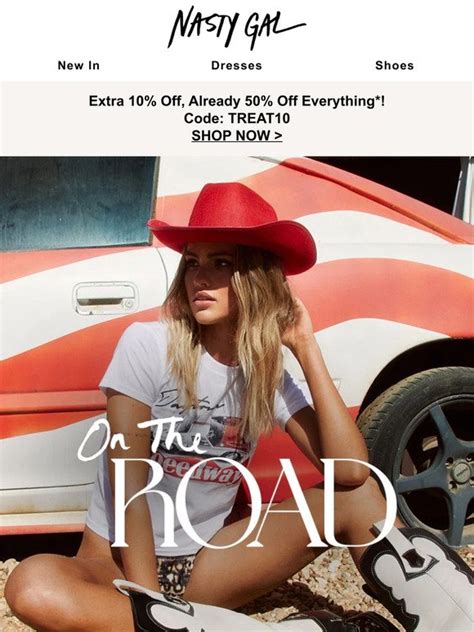 Nasty Gal Email Newsletters: Shop Sales, Discounts, and Coupon Codes