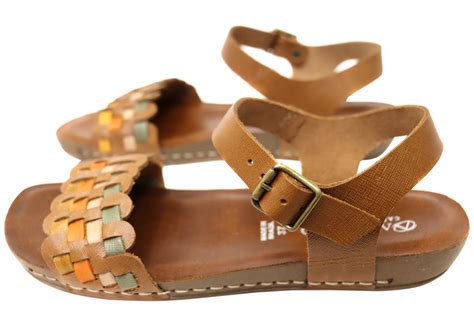 Andacco Mulberry Womens Leather Sandals – Brand House Direct