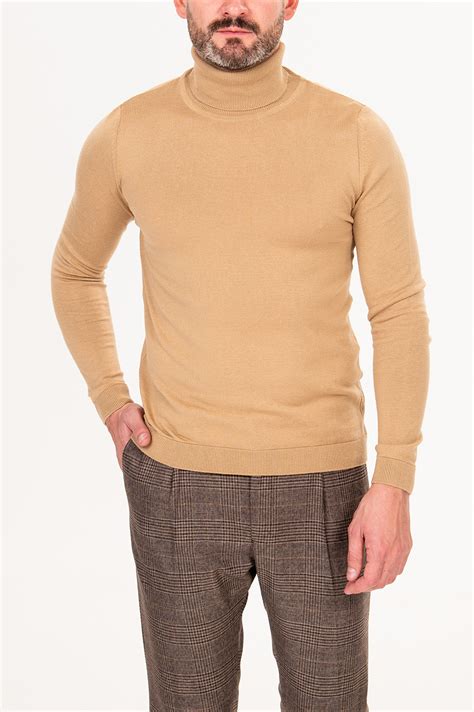 Бежевая водолазка Арт.:5469 – купить в магазине мужской одежды Smartcasuals
