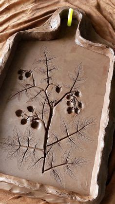 Помидор черри, оттиск на глине | Cement crafts, Plaster wall art ...