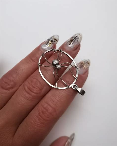 Кулон Паук. Материалы: серебро, чернение | Silver, Jewelry, Silver rings