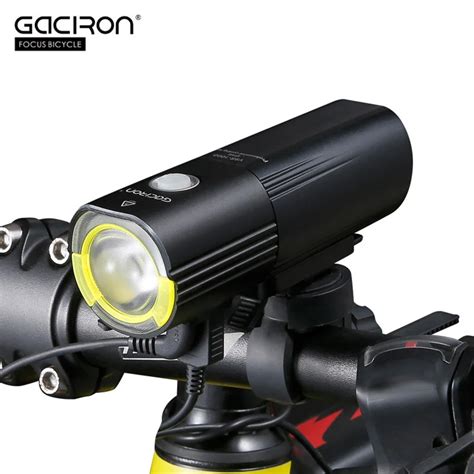 GACIRON V9S 1000 1000LM USB Rechargeable LED Bicycle Lights Front ...