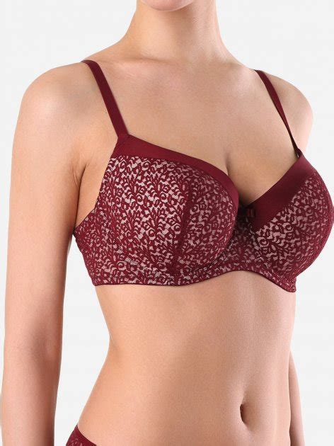 Бюстгальтер Conte Lingerie Tatouage RB3041 80F Бордо (4810226377437 ...