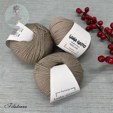 Меринос с кашемиром и шелком Feeling Лана Гатто 2шт.х50гр - купить с ...