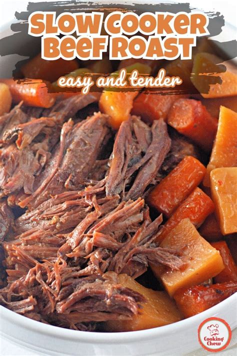 Slow Cooker Beef Roast Recipe – Tender & Flavorful
