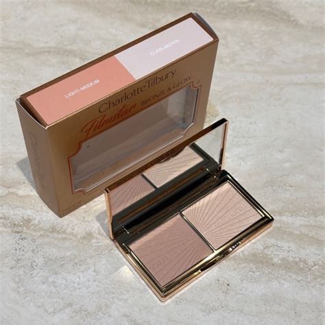 Filmstar bronze glow light to medium contour palette charlotte tilbury ...