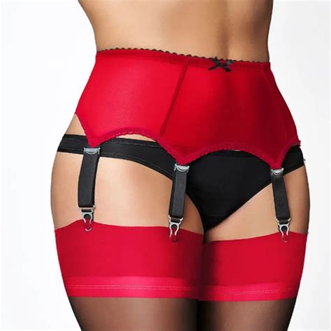Aliexpress.com : Buy Six Strap Shaper Garter Belt Mesh Garter Belt ...