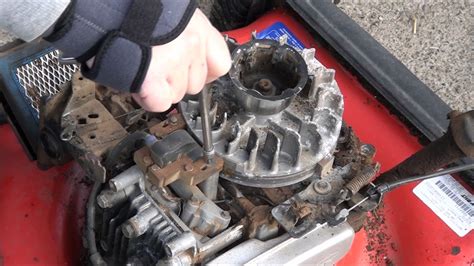 HOW TO Gap a Coil / Magneto on a BRIGGS and STRATTON LAWNMOWER Engine. ALL Models - YouTube