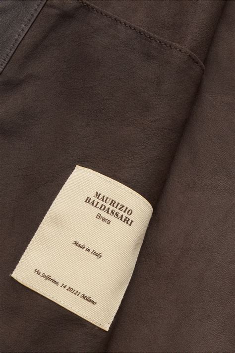 MAURIZIO BALDASSARI leather jacket dark brown | BRAUN Hamburg