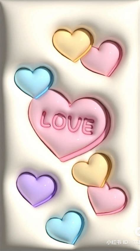 Pin by Kristie on 3D | Iphone wallpaper, Jelly wallpaper, Heart iphone ...