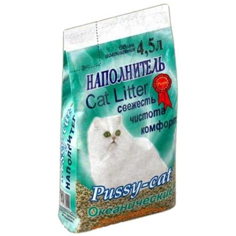 Купить Наполнитель для кошачьих туалетов Pussy-Cat впитывающий ...