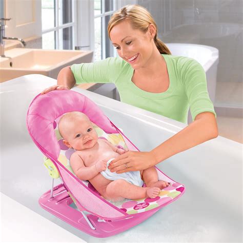 Лежак с подголовником для купания Summer Infant Deluxe Baby Bather ...