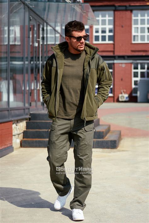 Флис Classic Olive ARMY STROLL — купить по цене 3555 руб — Интернет ...